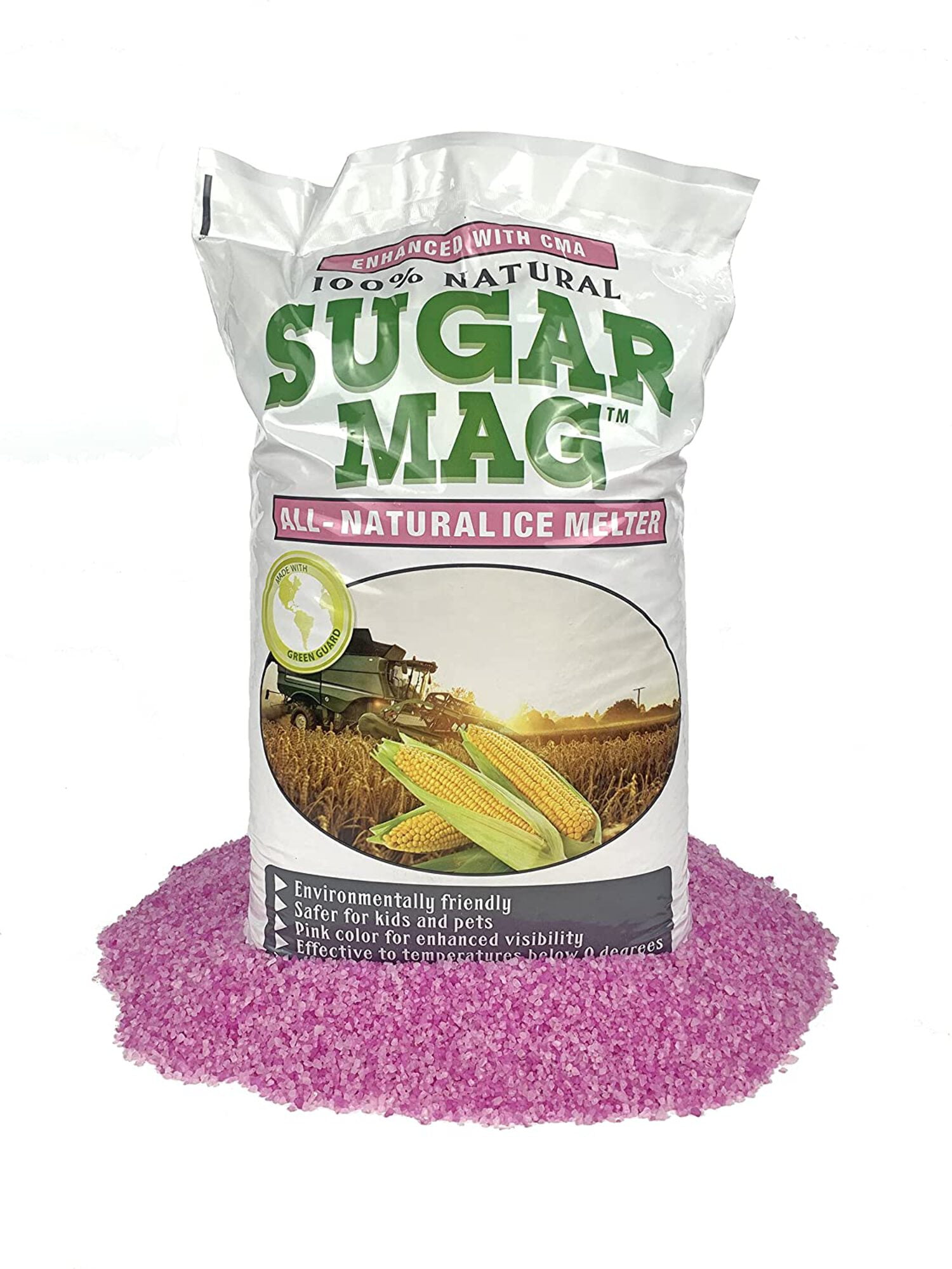 Natural Sugar Mag 50LB Pet & Paw Friendly Ice Melt. Best for Walkway ...