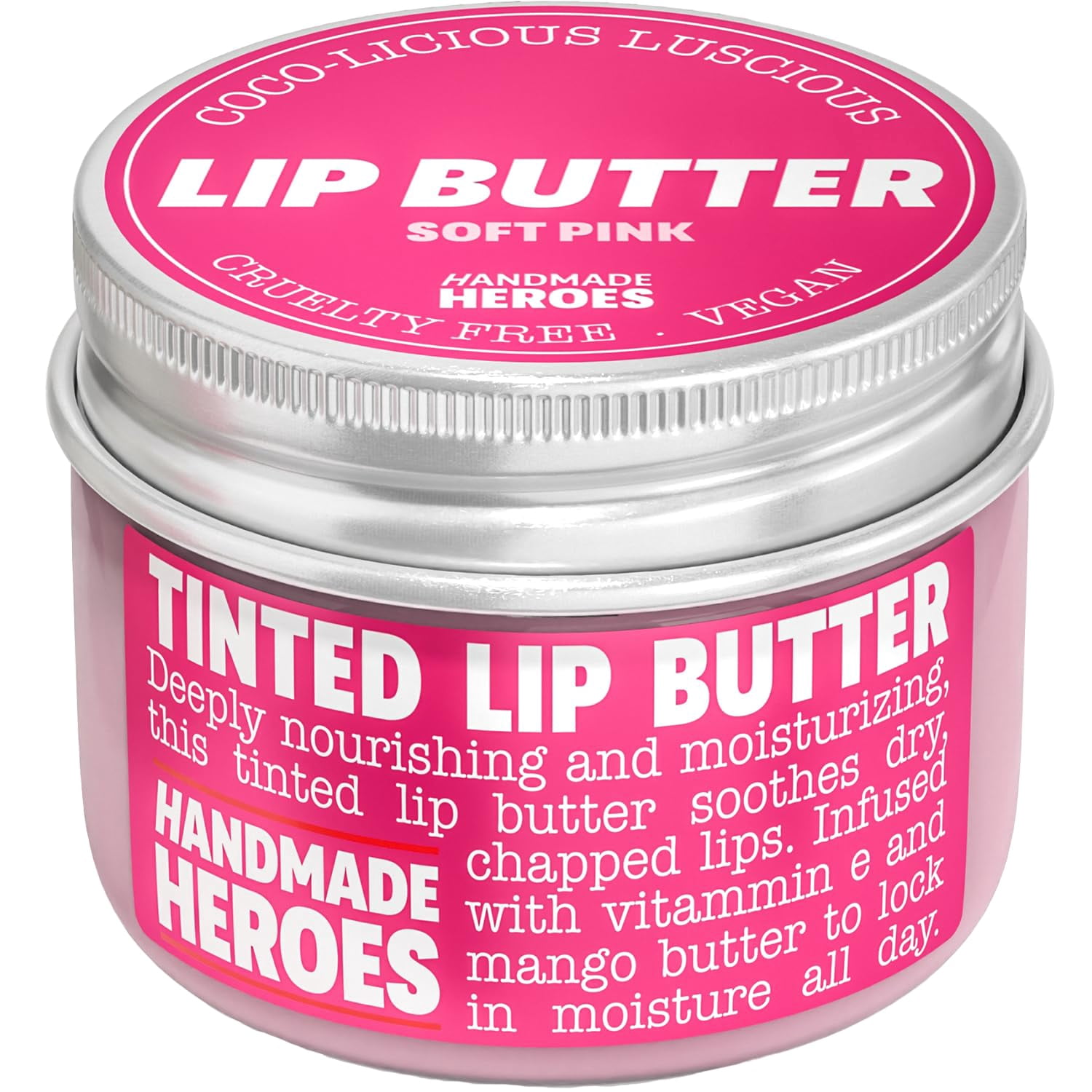 100% Natural Tinted Lip Butter Sleeping Lip Mask Clean Petroleum Free ...