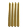 100% Natural Unscented Beeswax 10" Taper Candles 4 per Box Cotton Wicks ...