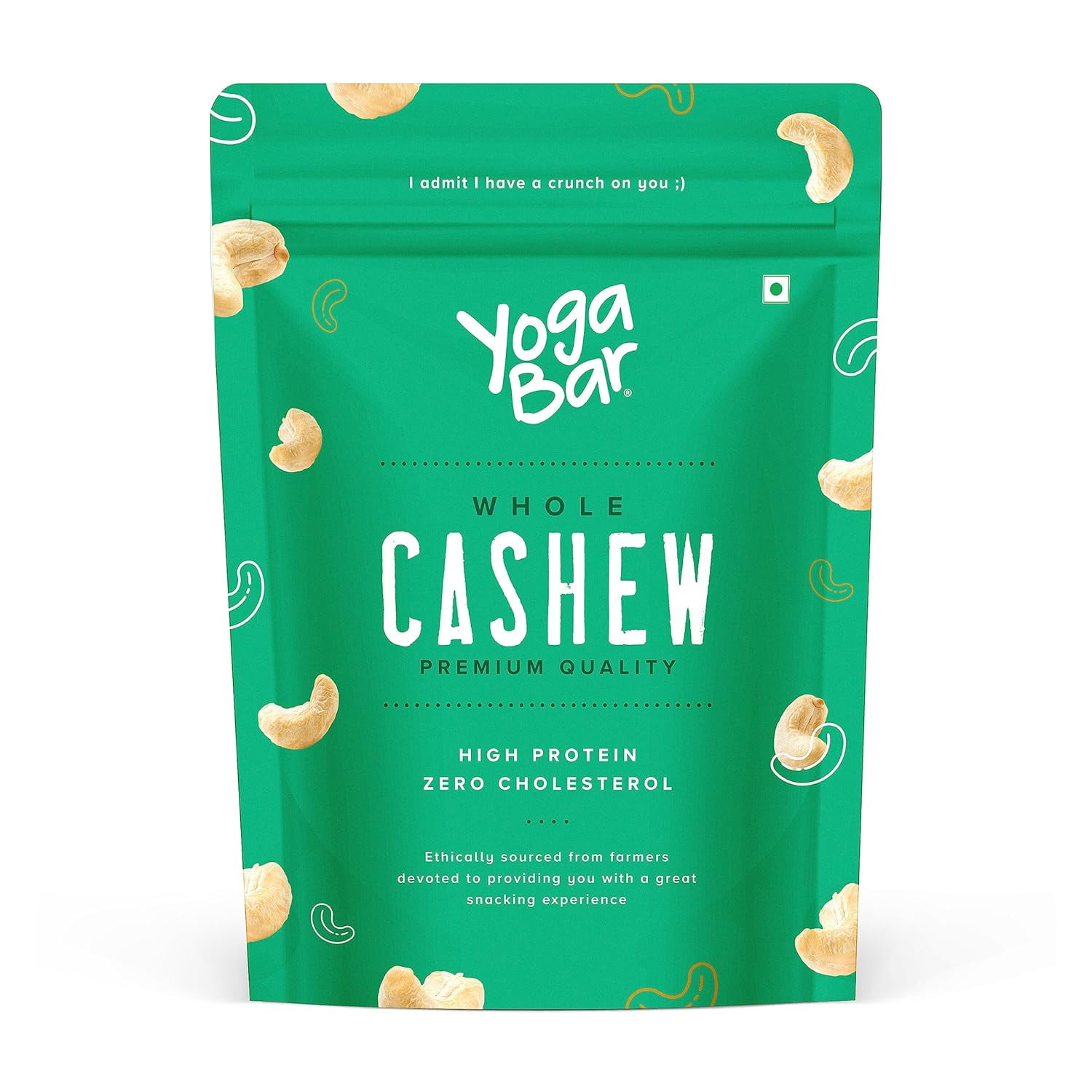 100% Natural Whole Cashews By Yoga Bar 500gm, | Premium Nuts & Dry ...