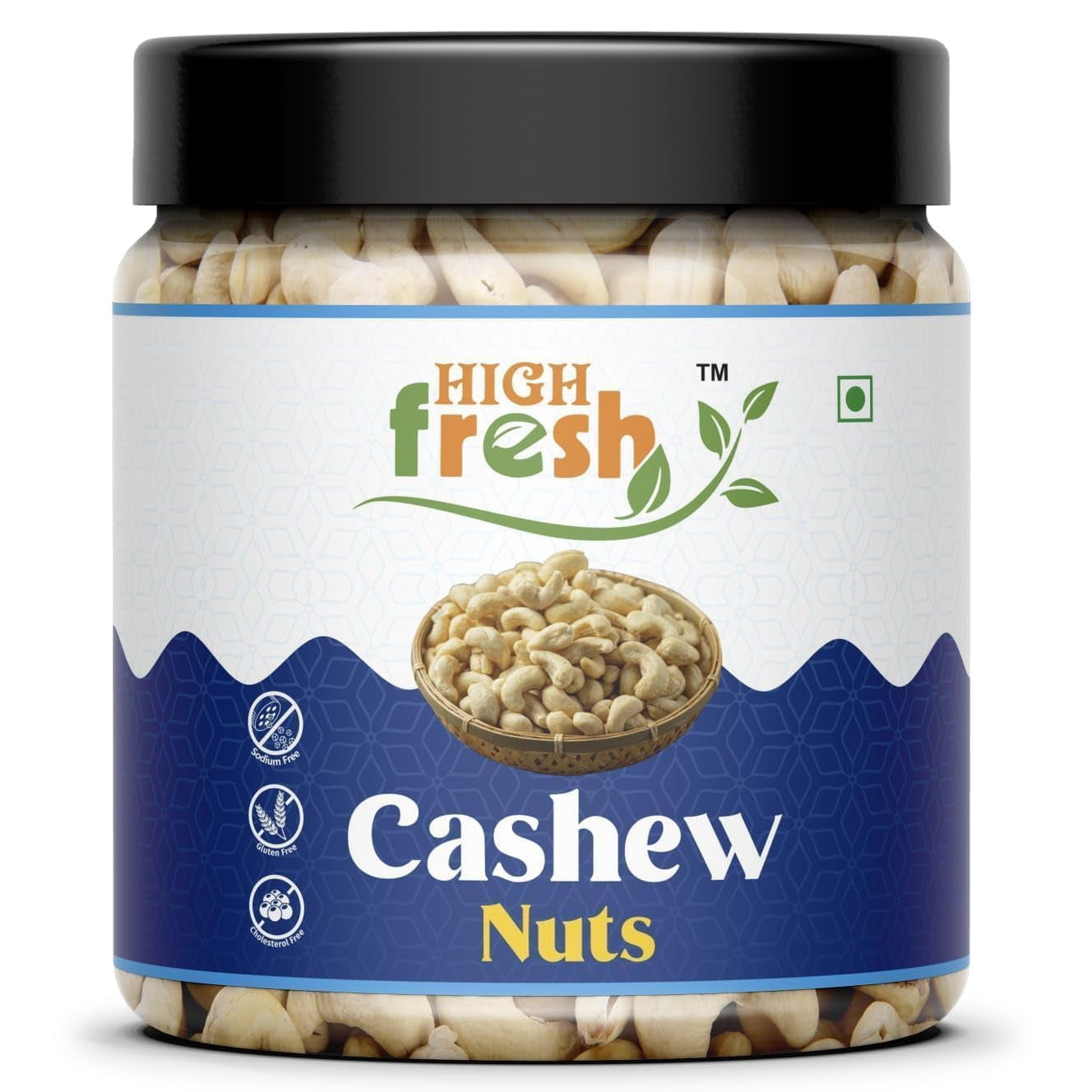 100% Natural Whole Crunchy Cashew By Highfresh 1 Kg, Premium Kaju Nuts ...