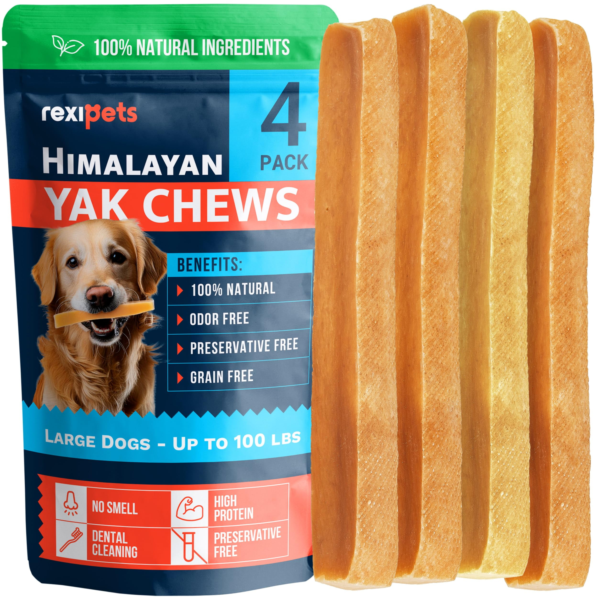 100% Natural Yak Cheese Himalayan Made Dog Chews All Breeds - Lactose ...