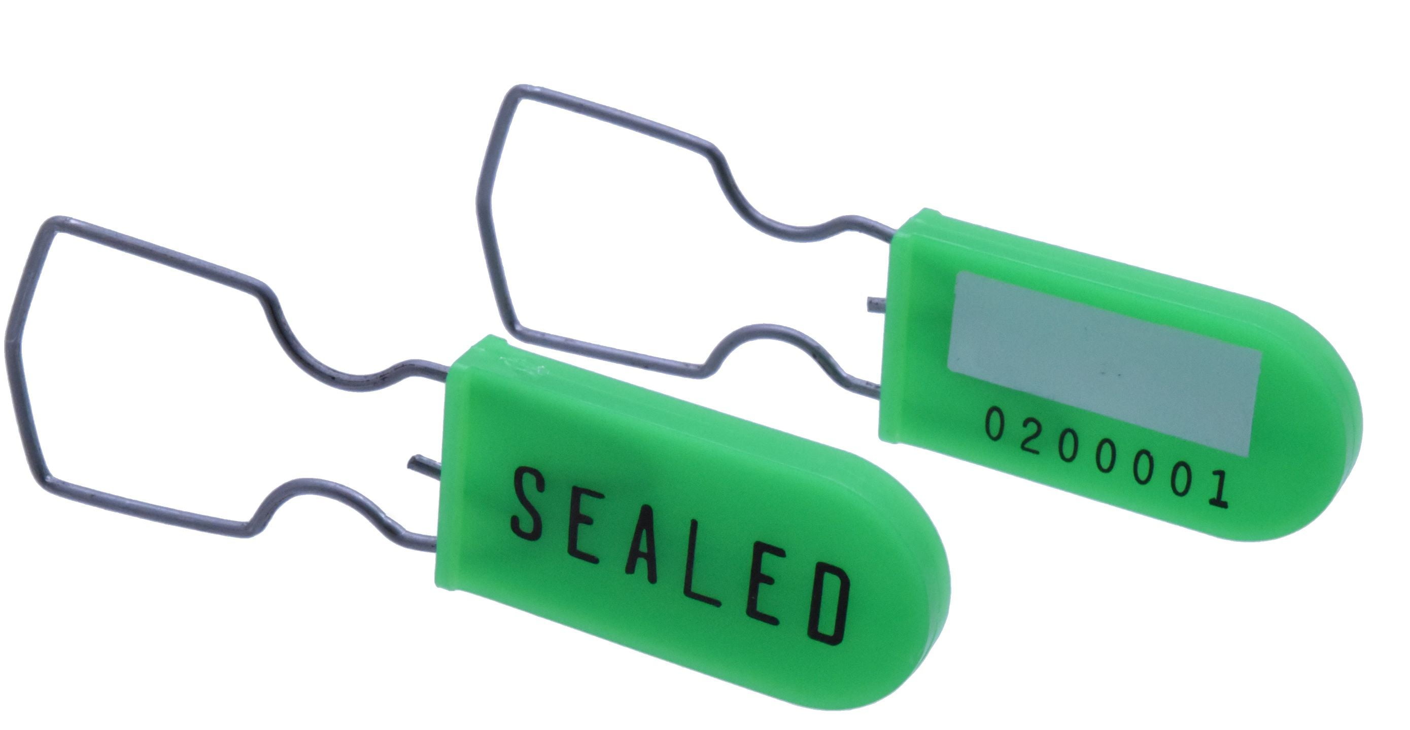 100 Neon Green Key Tag Tamper Seals Compatible with Keyper System ...