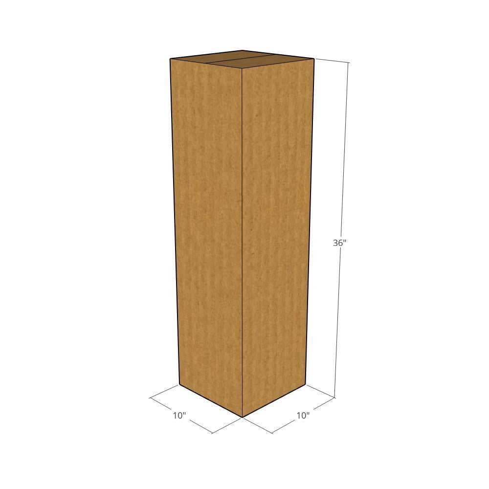 100 New Corrugated Boxes - 10x10x36 - 32 ECT - LxWxH - Walmart.com