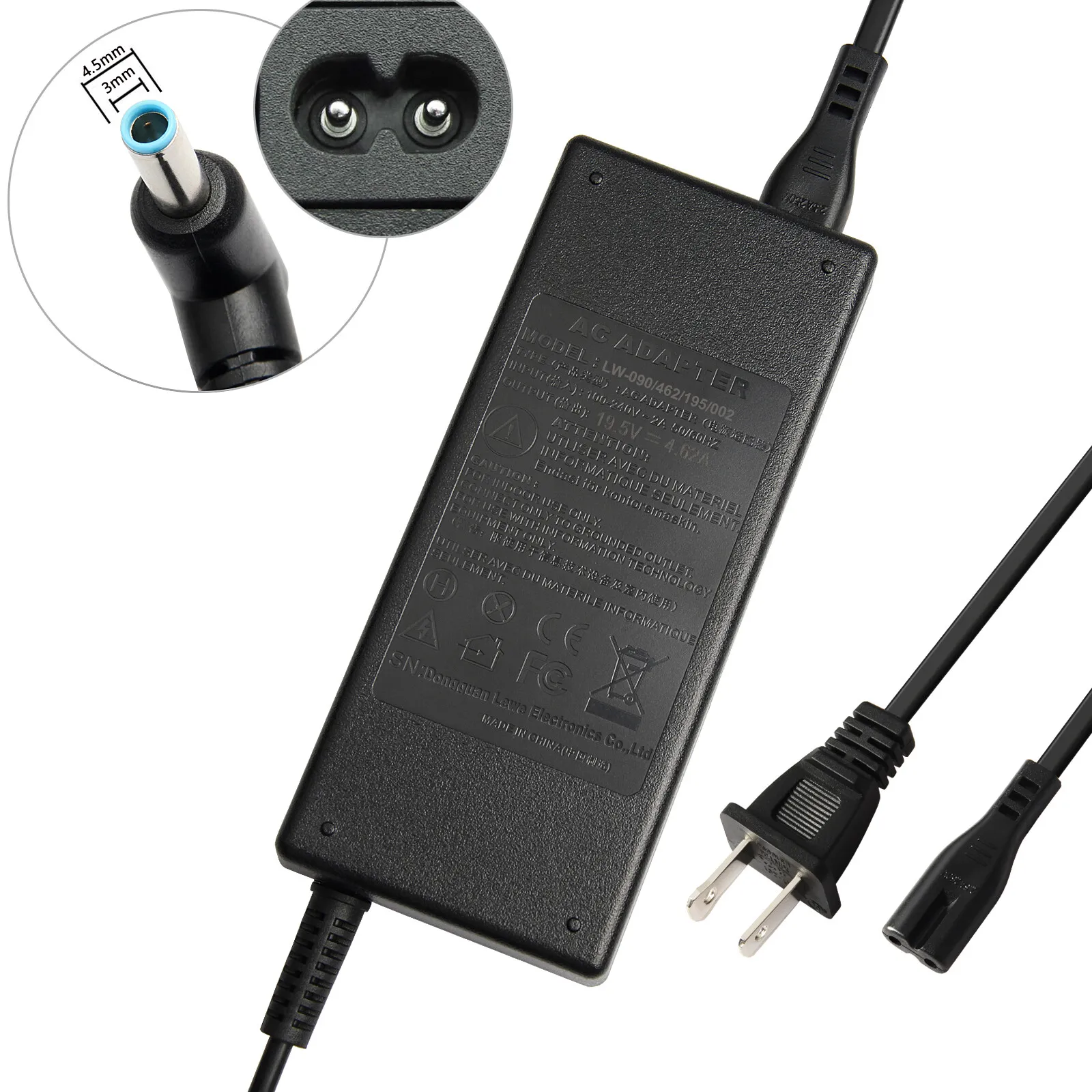 100%New For HP Pavilion Envy Beats Audio Laptop Blue Tip Pin Charger ...