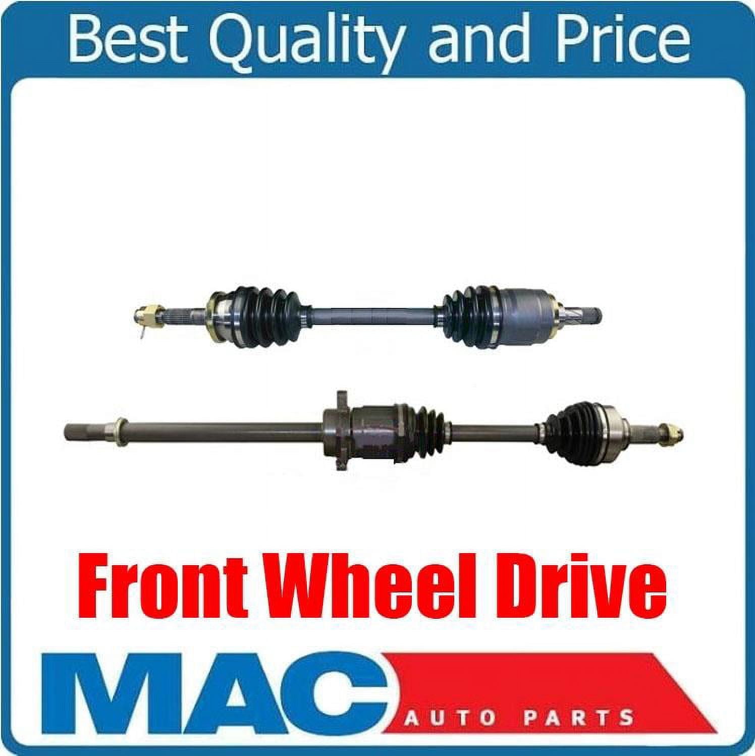 100% New Left and Right Cv Shaft Axles Front Wheel Drive for Nissan ...