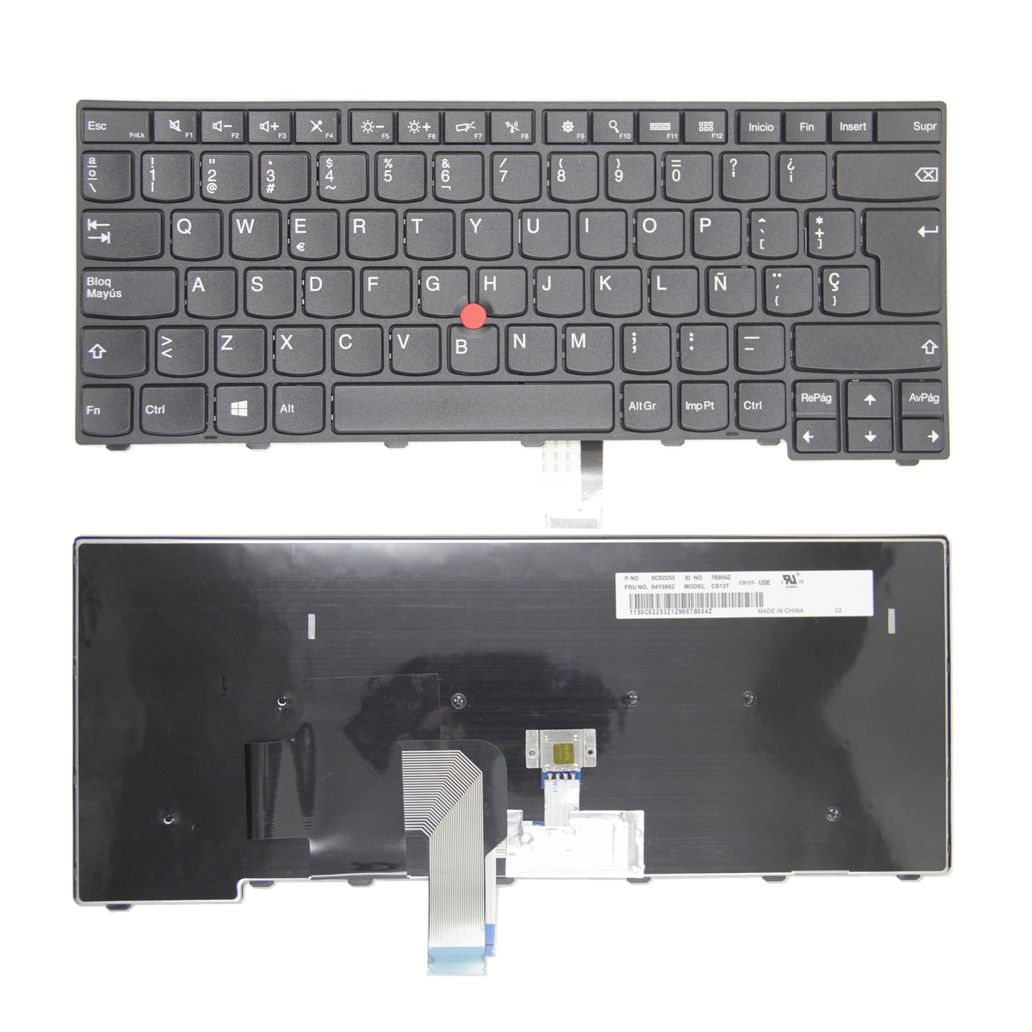 100%New US/SP/Spain for Lenovo Thinkpad T440 T440S T431S T440P T450 ...
