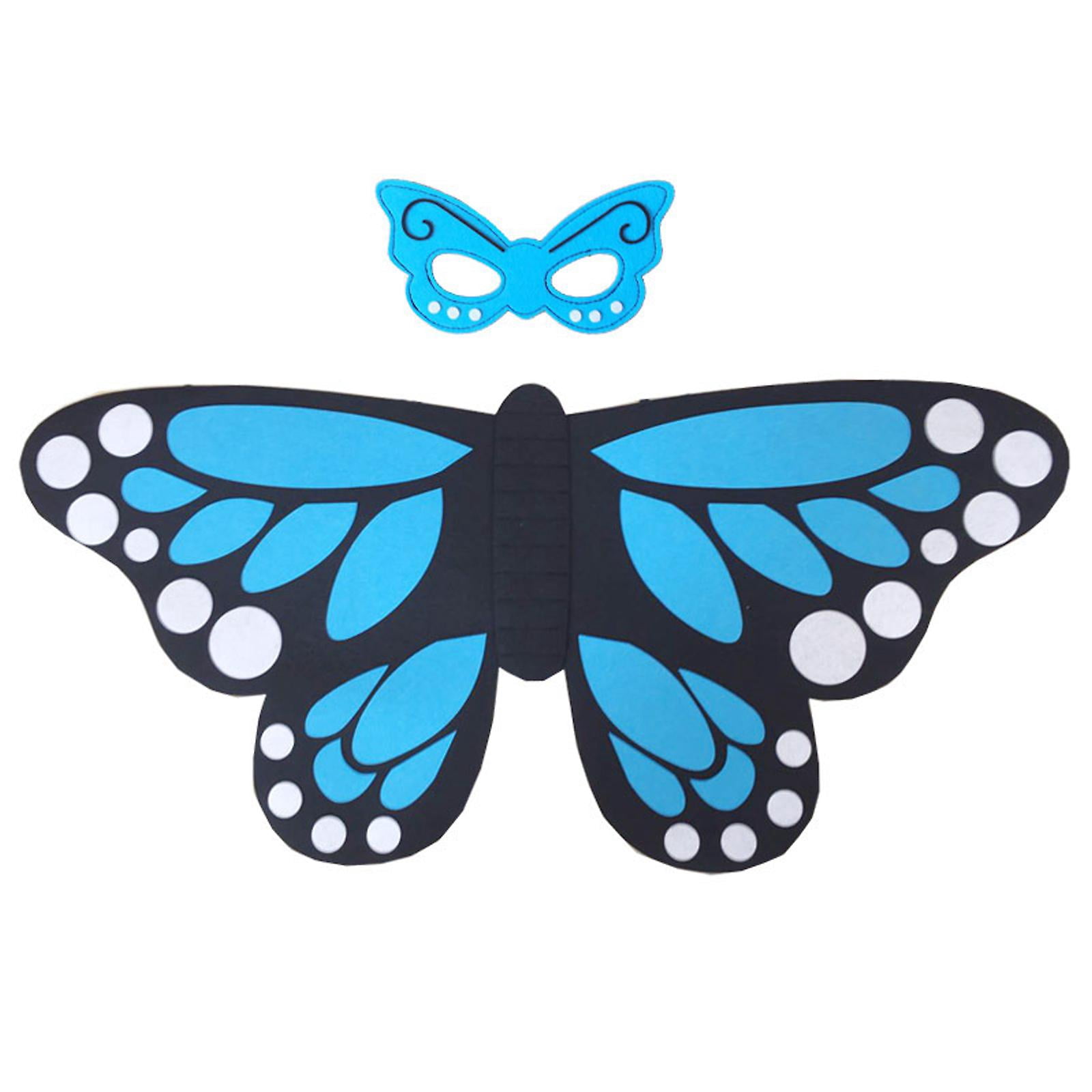 100% New,girls Bird-costume-peacock-wings For Kids With Bird-mask As ...