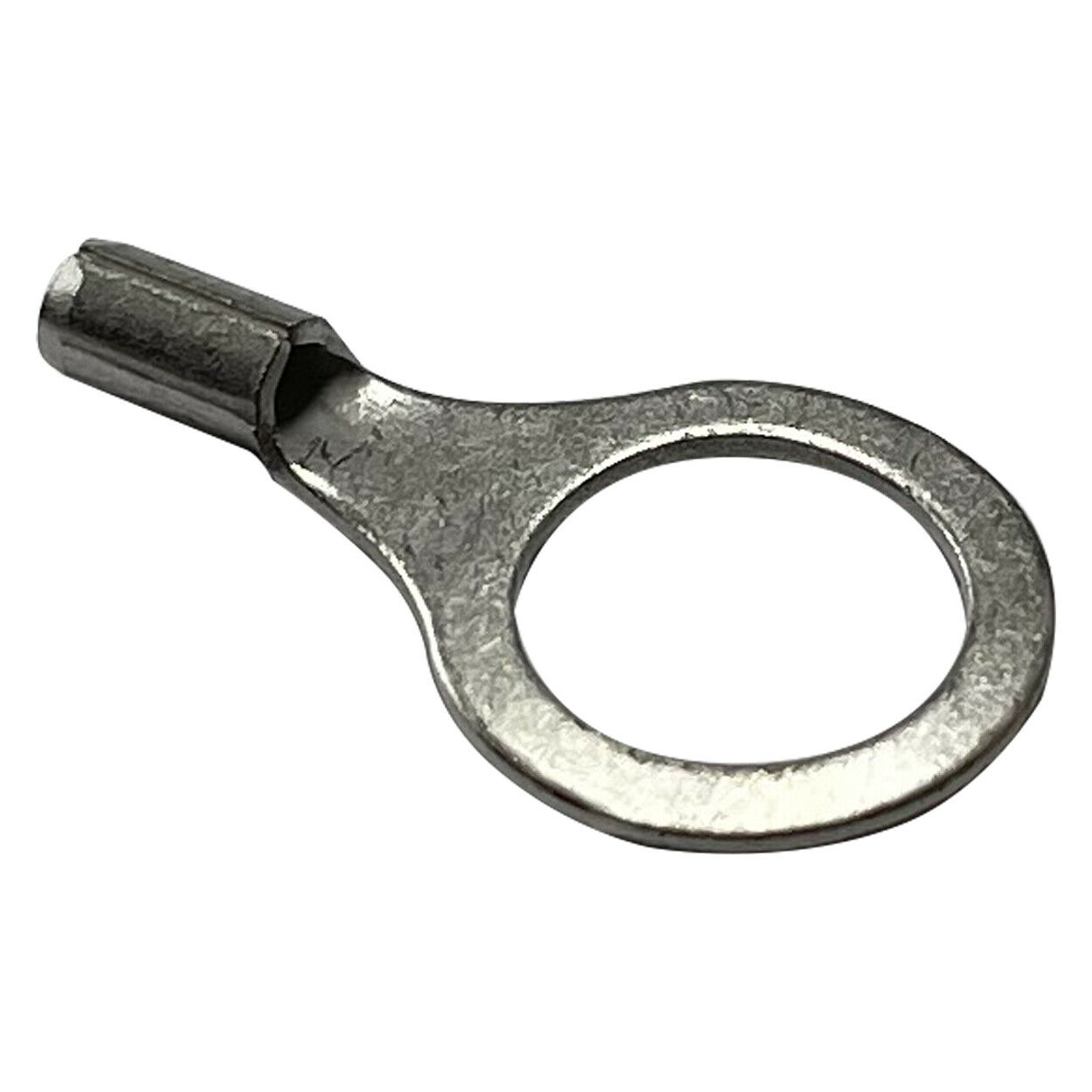 (100) Non-Insulated 22-18 AWG Gauge Ring Connector 3/8" Stud Electrical Wire Terminal - USA ...