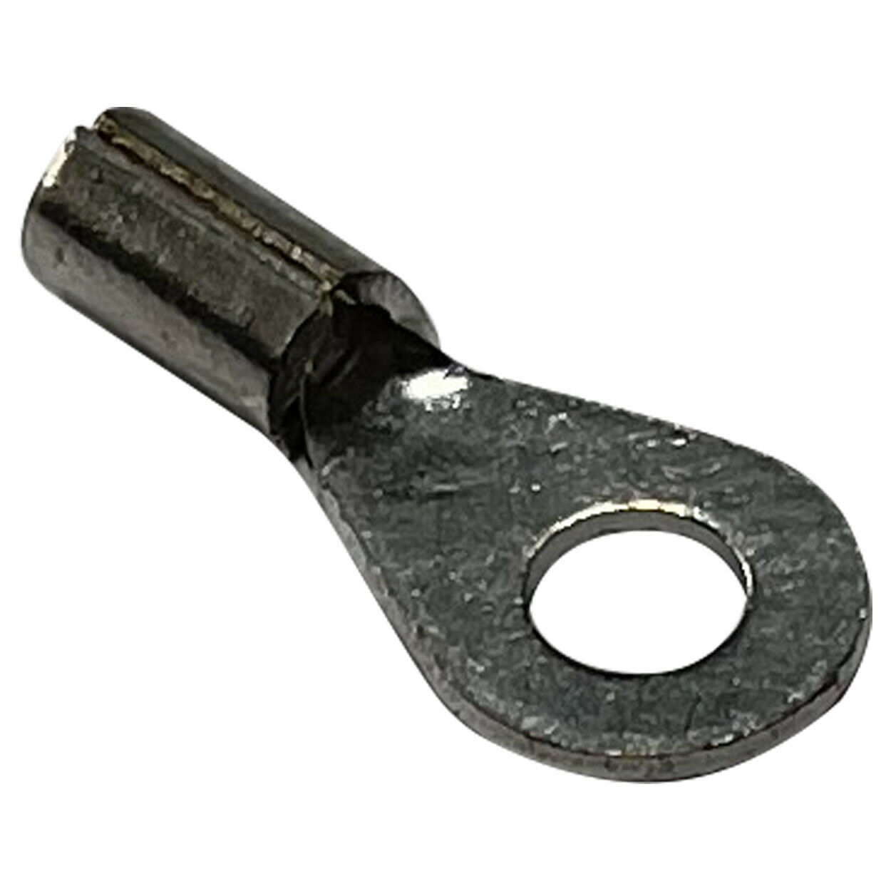 (100) Non-Insulated 22-18 AWG Gauge Ring Connector #6 Stud Electrical Wire Terminal - USA ...