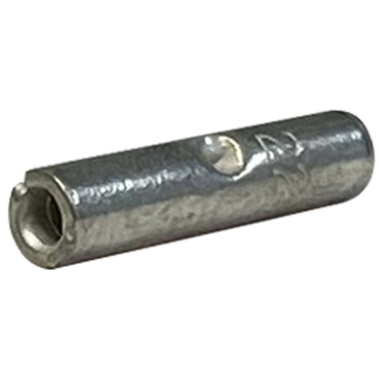 (100) Non-Insulated 22-18 Gauge Butt Splice Connector Uninsulated Wire ...
