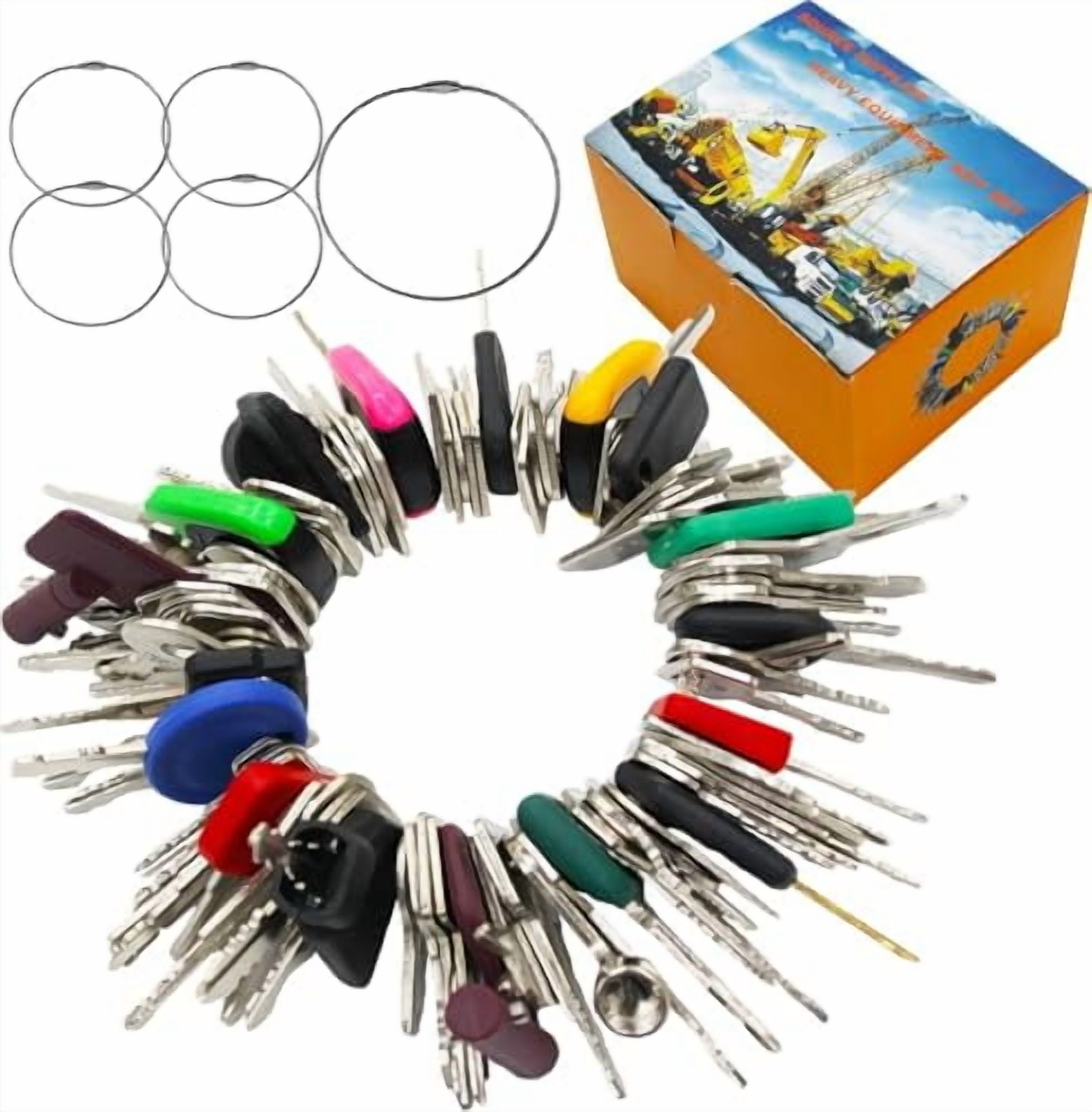 100 Non-Repeating Full Range Master Equipment Key Set, Original Heavy ...