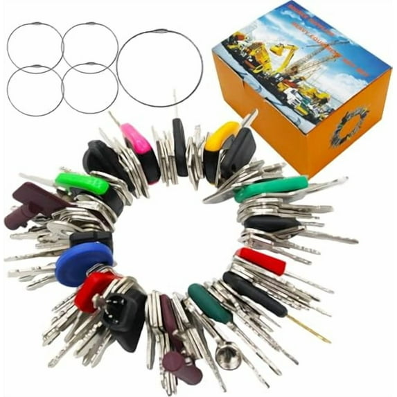 100 Non-Repeating Full Range Master Equipment Key Set, Original Heavy ...