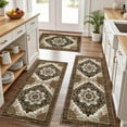 100% Non Slip Kitchen Rugs Sets of 3 Washable Boho Kitchen Mats for ...