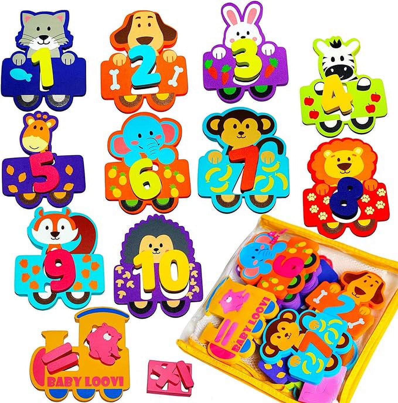 100% Non-Toxic Bathtub Numbers - Best Foam Bath Toys - Educational ...