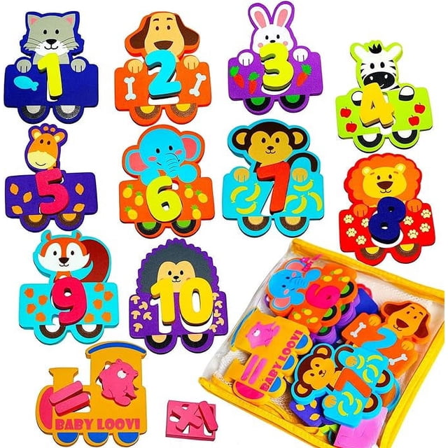 100% Non-Toxic Bathtub Numbers - Best Foam Bath Toys - Educational ...