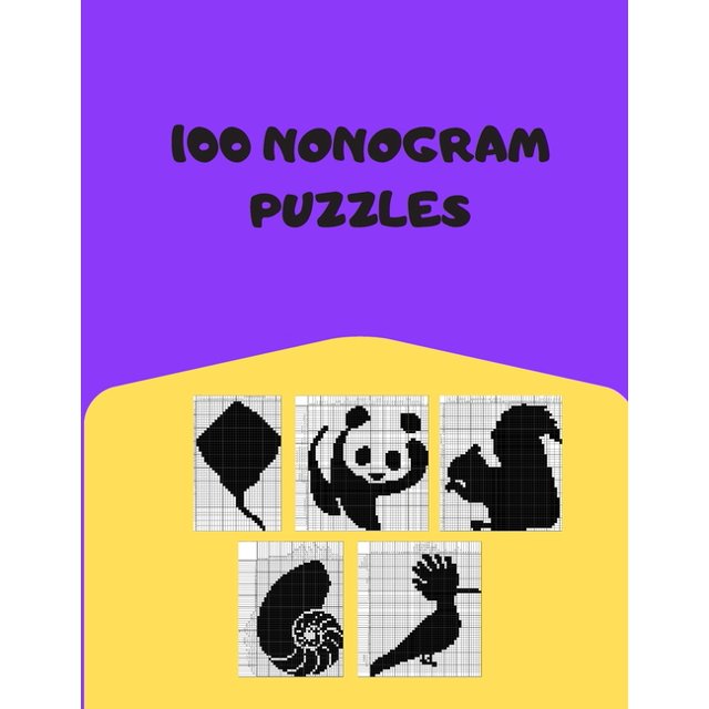 100 Nonogram Puzzles : Hanjie, Picross, Griddlers, Japanese Crossword ...
