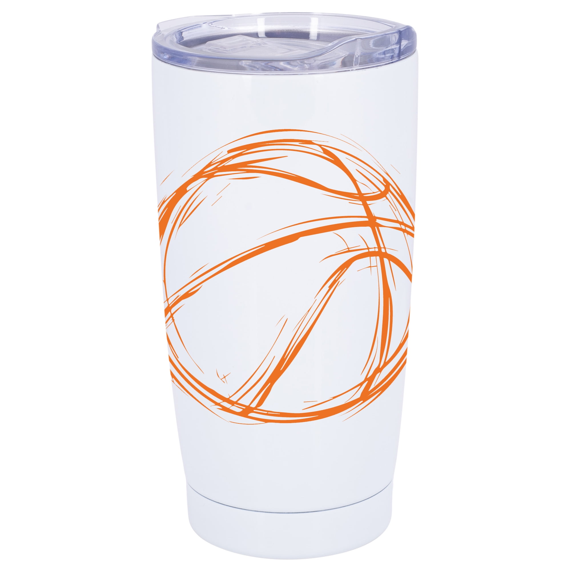 100 North 20 Ounce Stainless Steel On the Go Travel Tumbler With Push ...