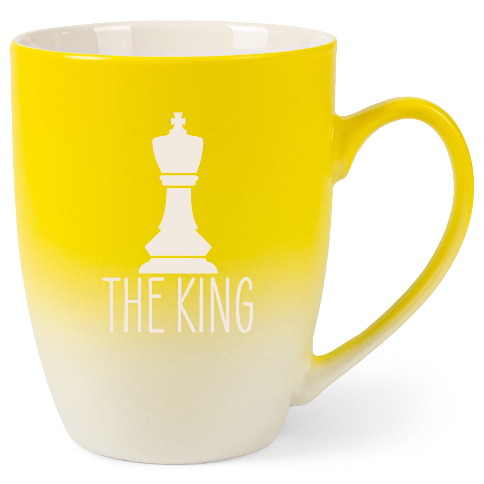 100 North Chess Game 10 Ounce Yellow and White Two Toned Ombre ...