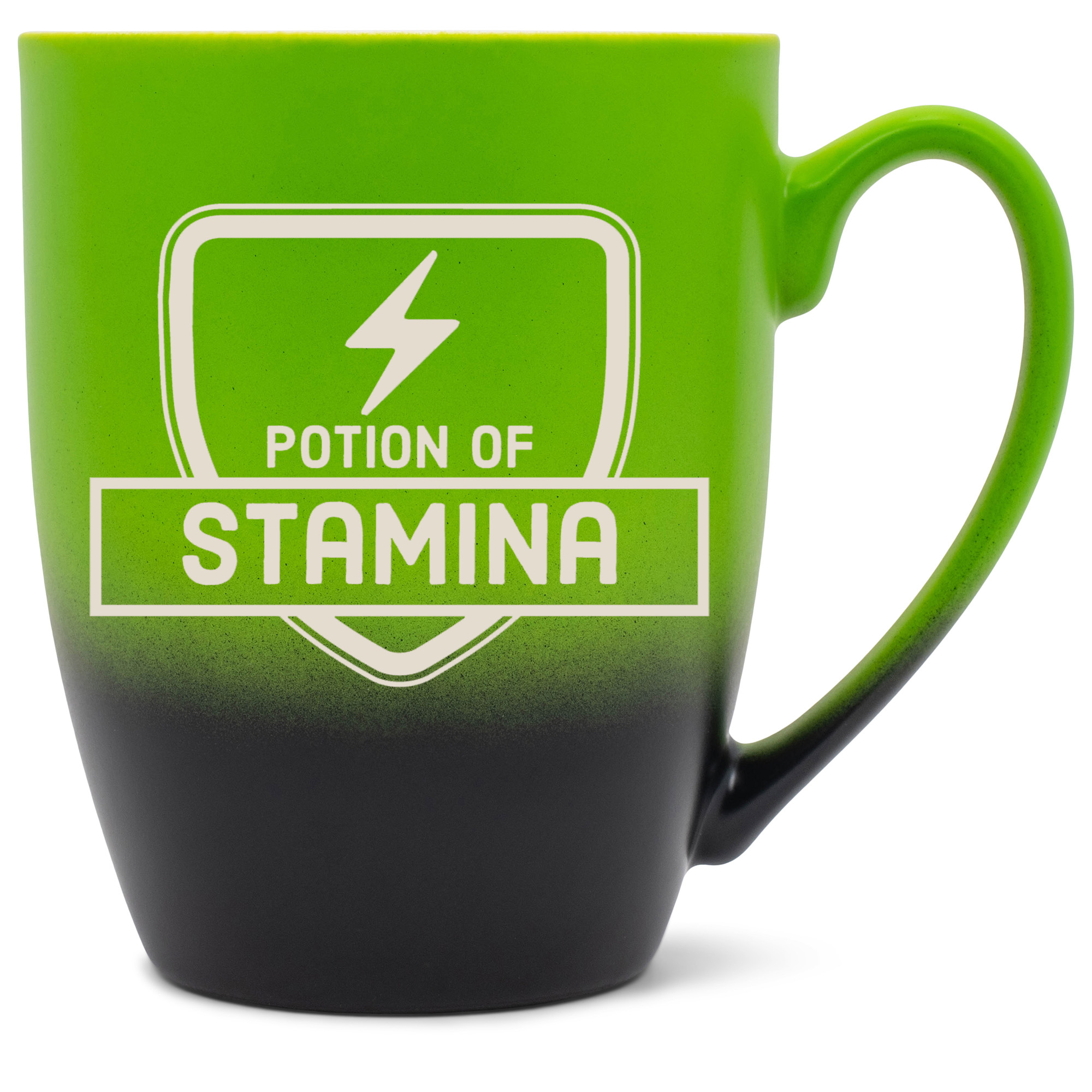 100 North Magic Potion 10 Ounce Green and Black Two Toned Ombre ...