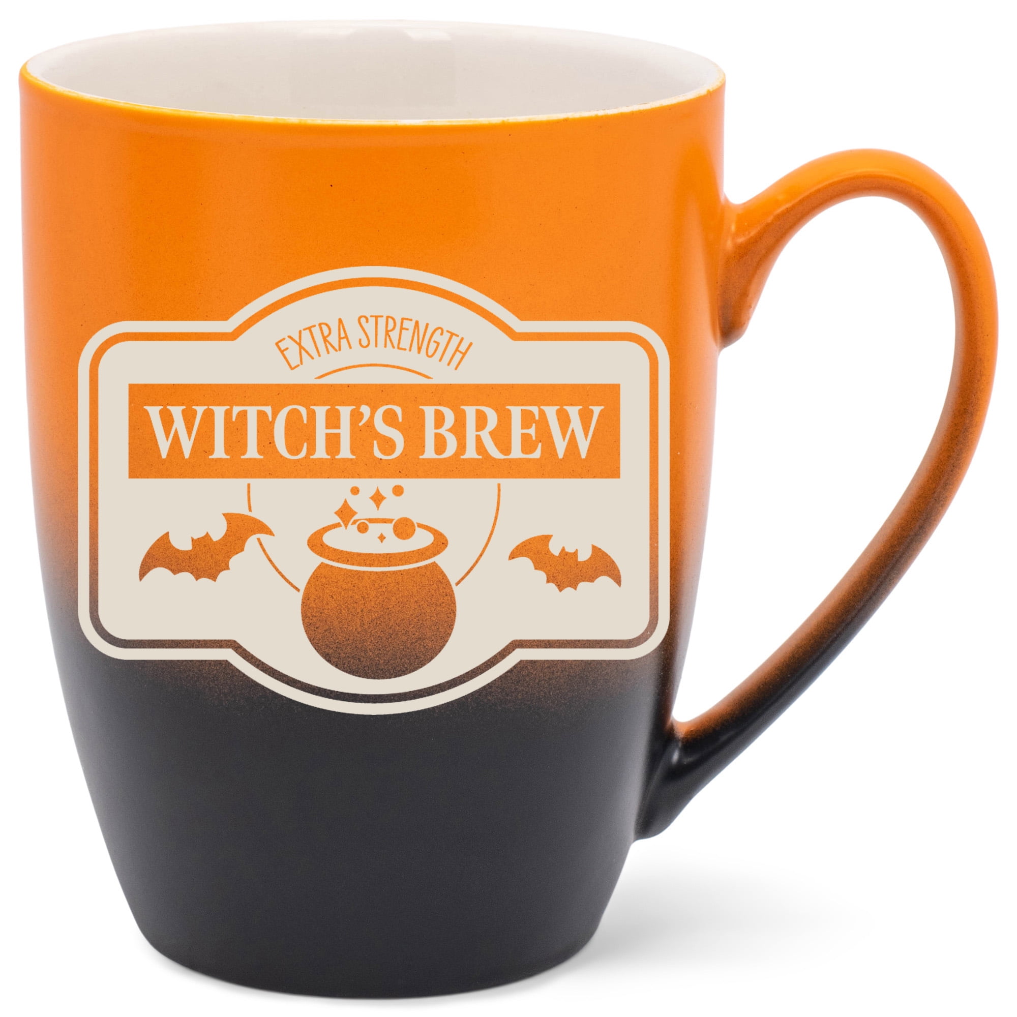 100 North Magic Potion 10 Ounce Orange and Black Two Toned Ombre ...