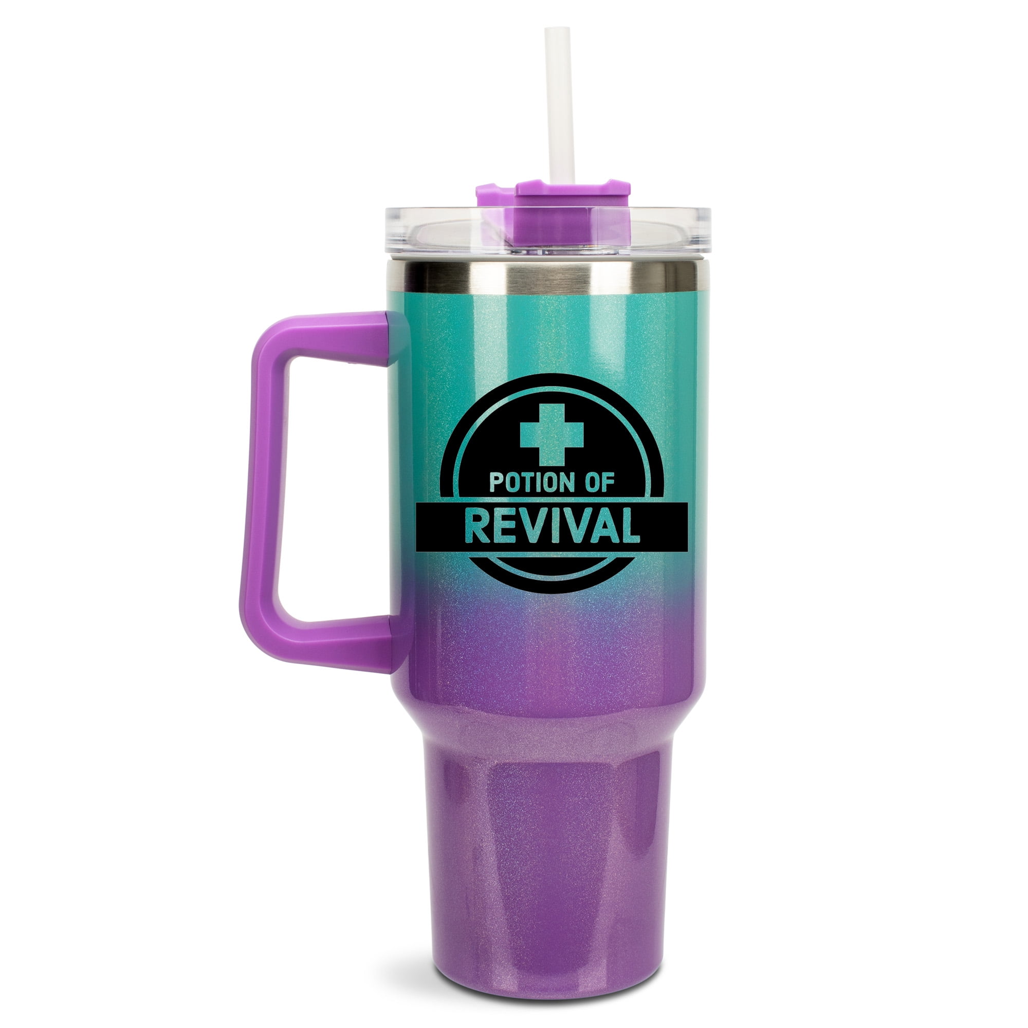 100 North Potion Of Revival Video Gamer Wrap-Around 40 Oz. Stainless ...