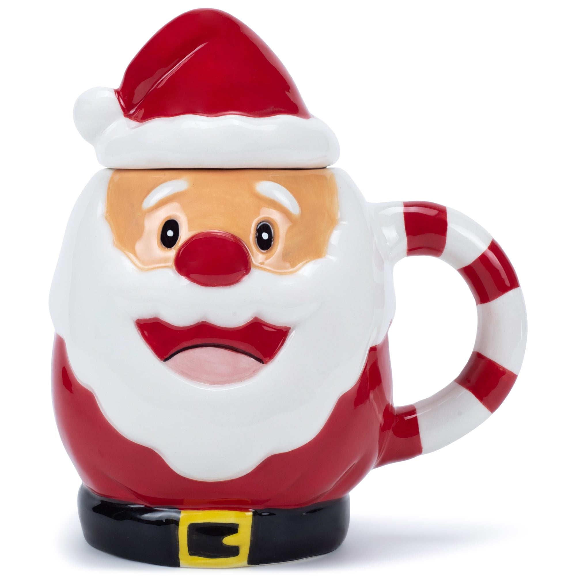 100 North Santa Claus 17 ounce Glossy Ceramic Christmas Character Mug ...