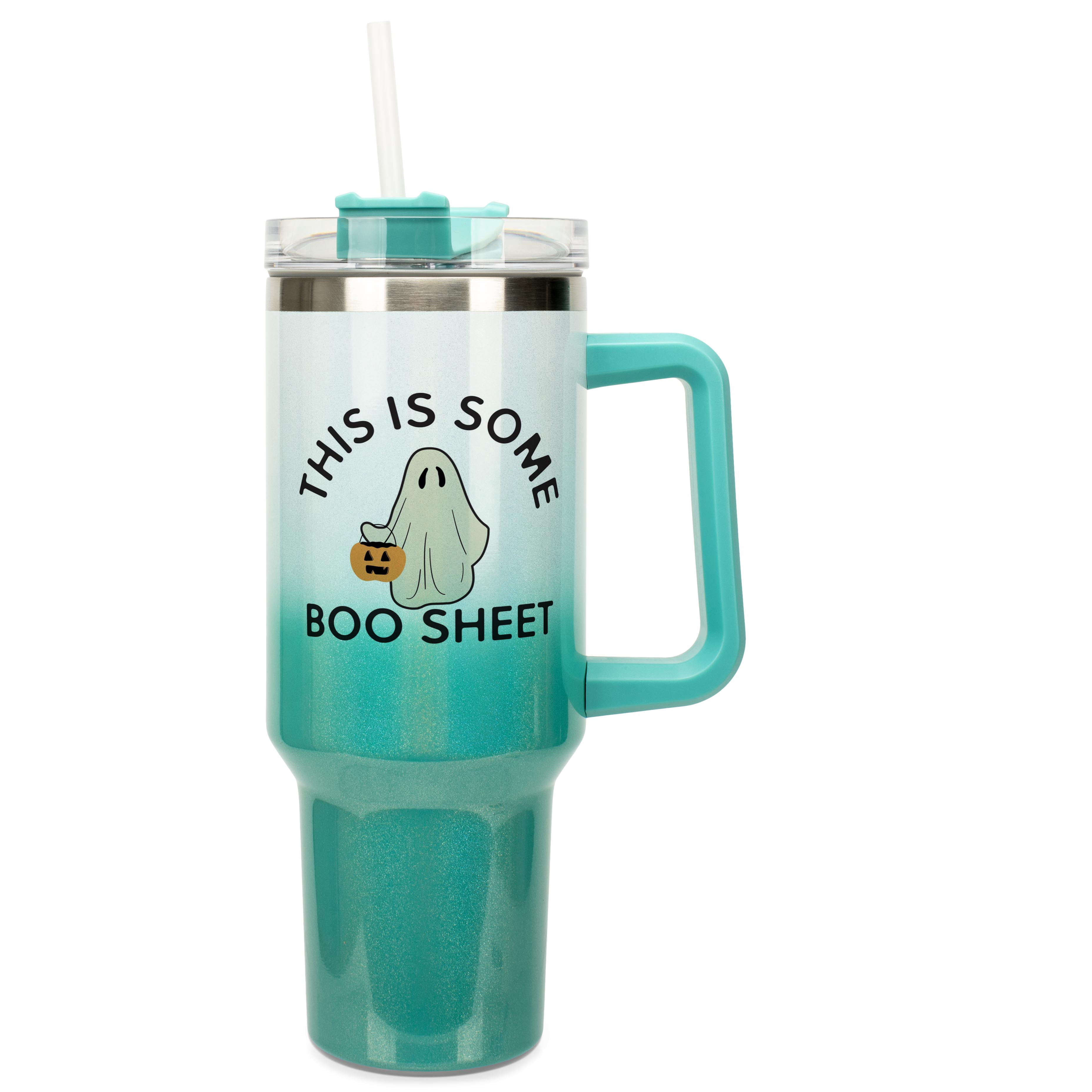 100 North This Is Some Boo Sheet Spooky Ghost Halloween Design 40 Oz ...