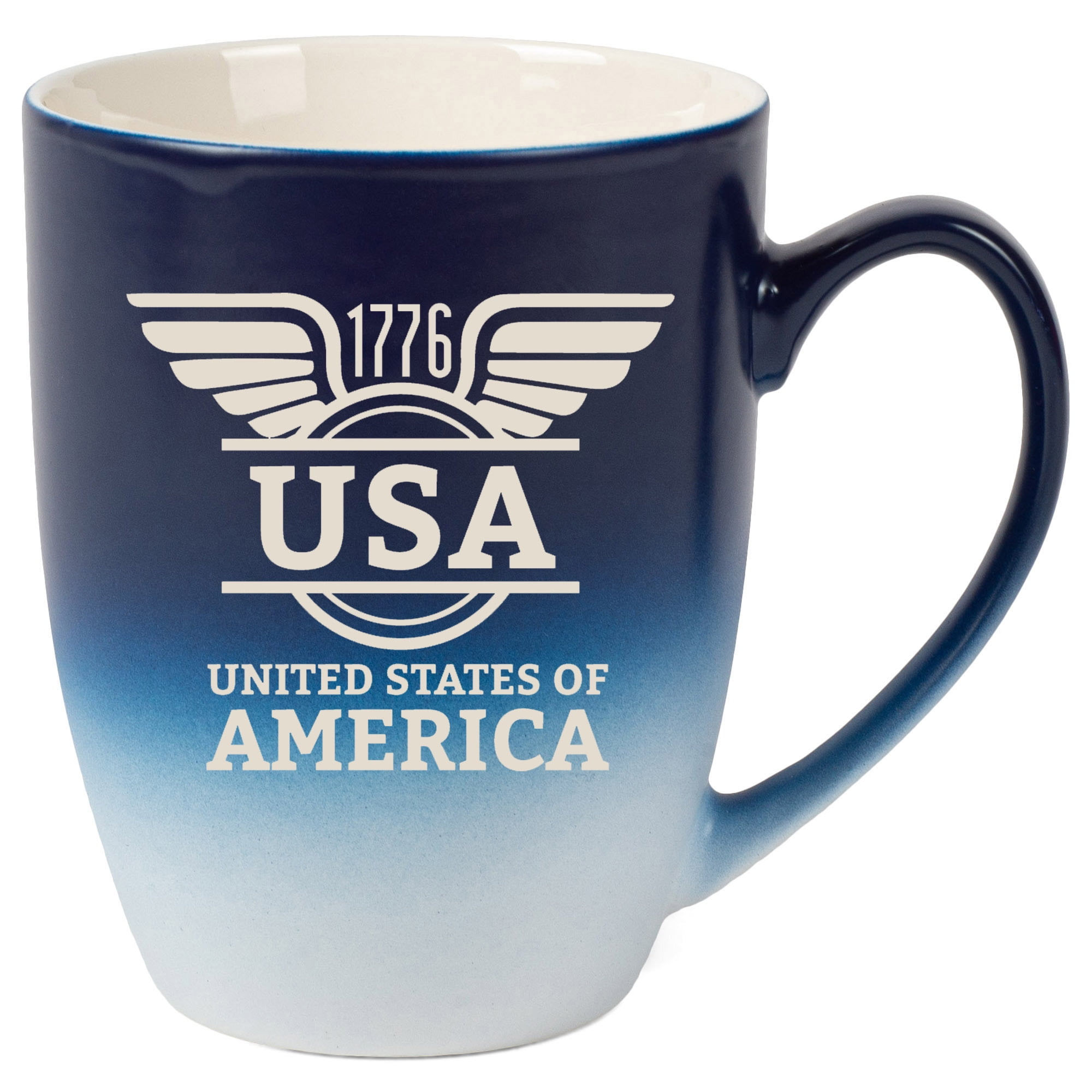 100 North United States of America 10 Ounce Navy Blue and White Two ...