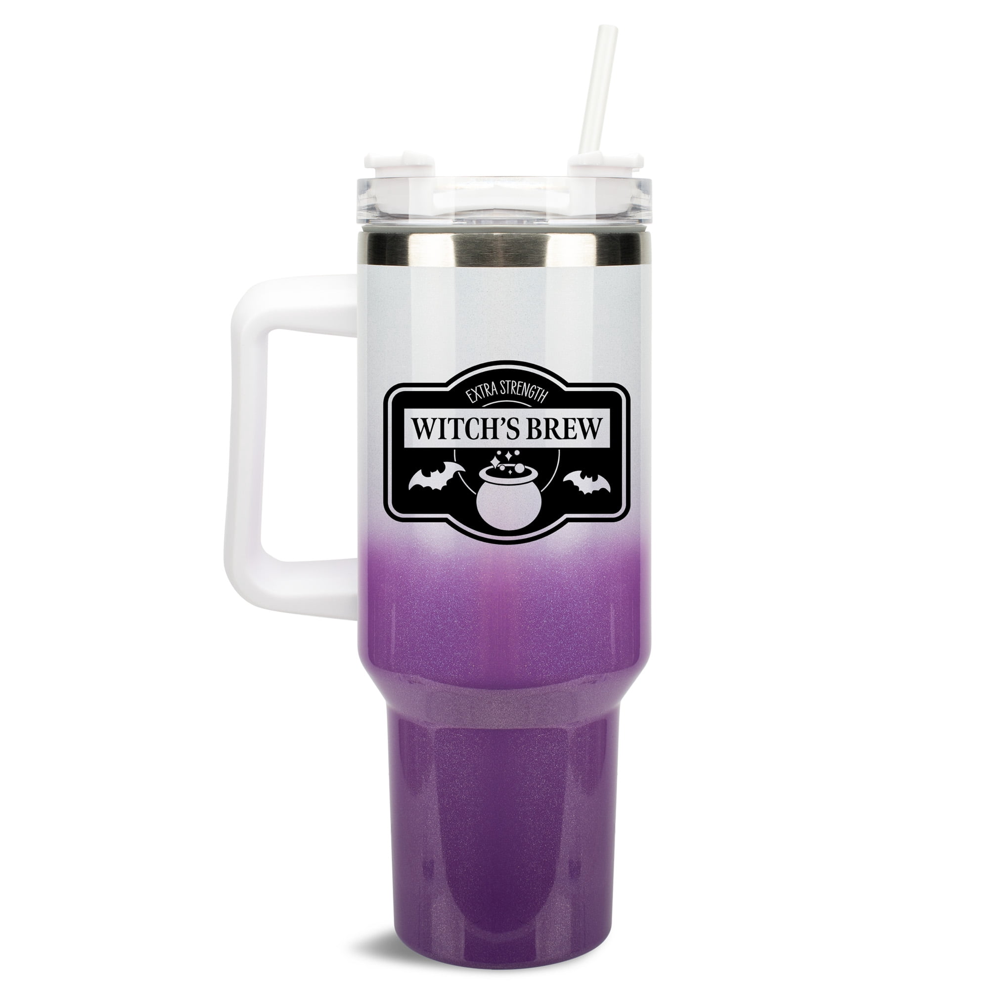 100 North Witch's Brew Cauldron Halloween Wrap-Around 40 Oz. Stainless ...