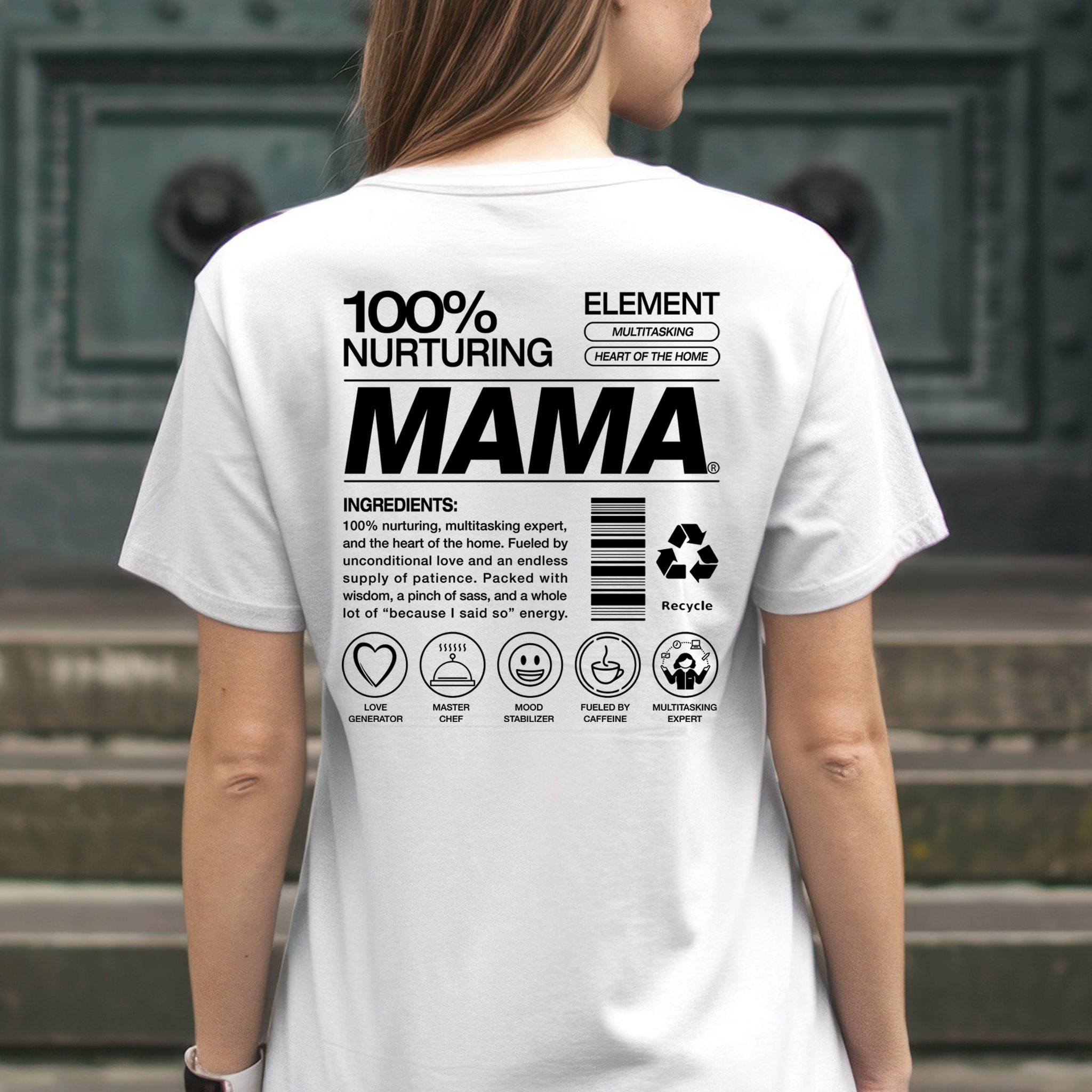 100% Nurturing Element Multitasking Heart Of The Home Mama Shirt, Mom ...