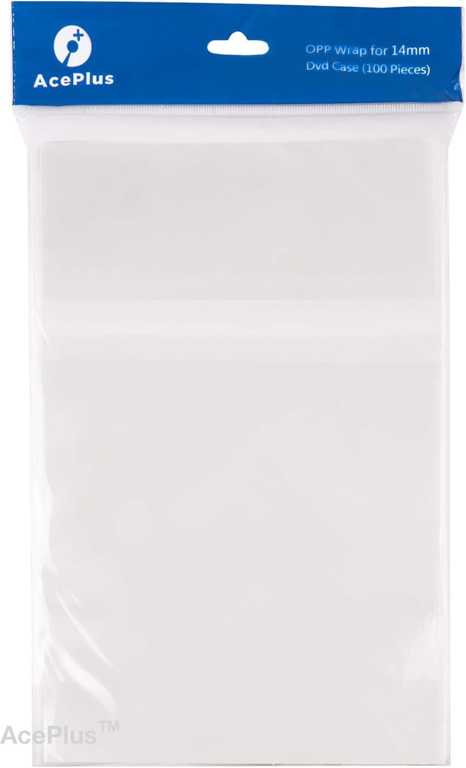 100 OPP Resealable Plastic Bags for Standard 14mm DVD Case - Walmart.com