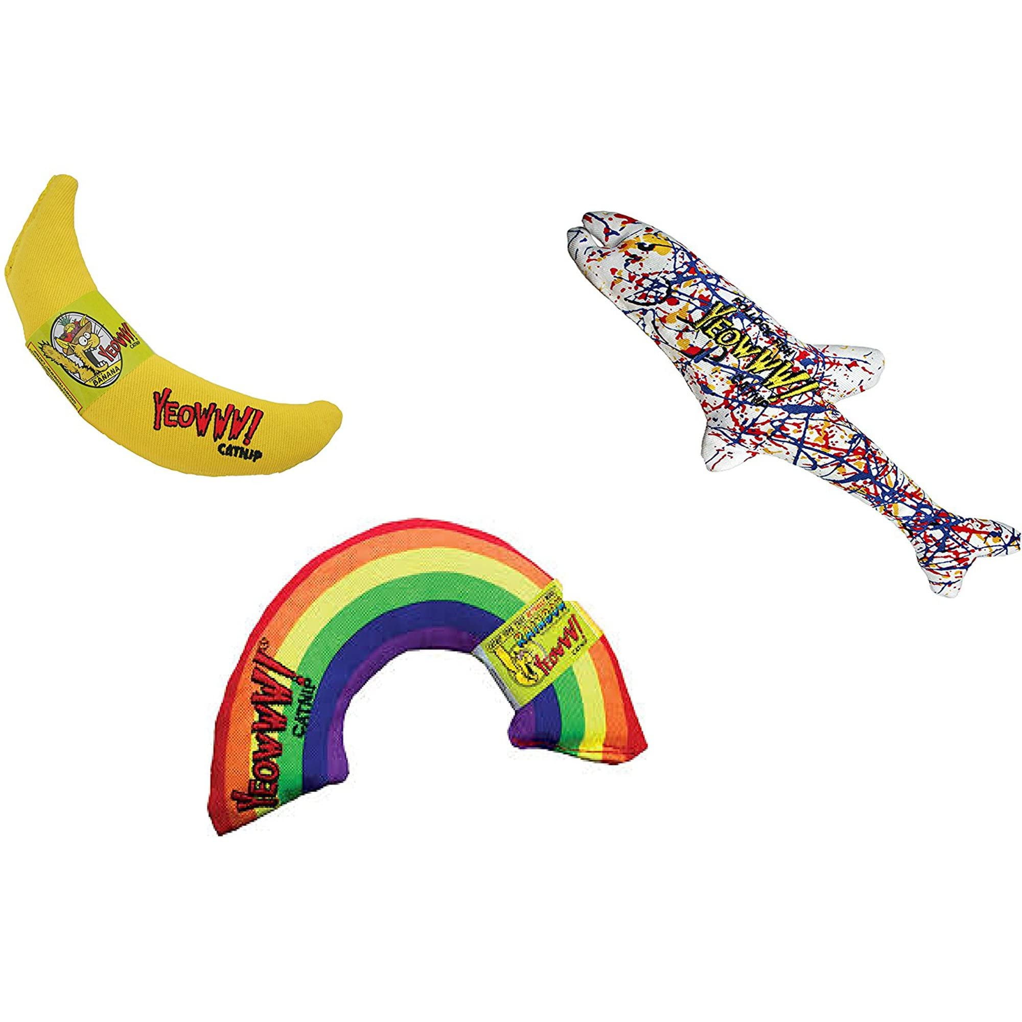 100% Organic Catnip Variety Pack Of Rainbow, Banana & Pollock Fish ...