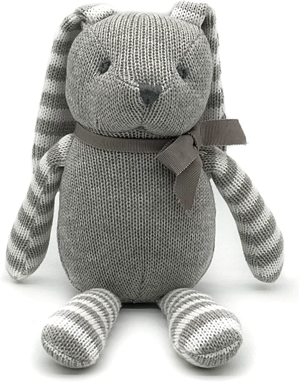 100% Organic Cotton Baby Toys Blue Teddy Bear 6.5" Stuffed Animals for ...