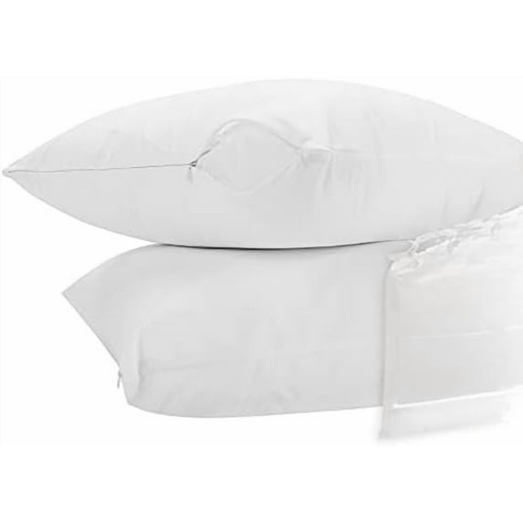 100% Organic Cotton Breathable Pillow Protectors GOTS Certified with ...