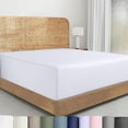 100% Organic Cotton Fitted Sheet Queen Size Only - Percale Queen Deep ...