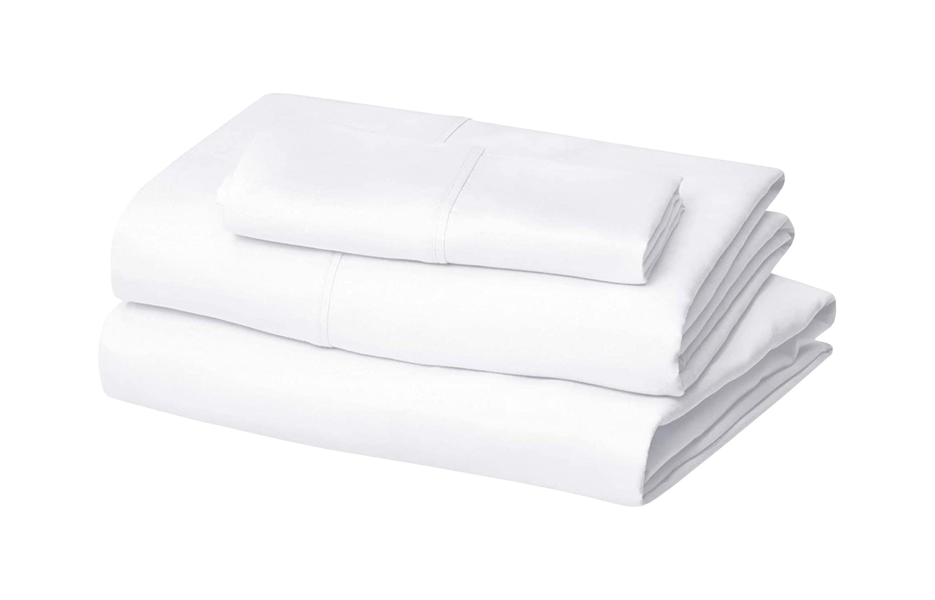 100% Organic Cotton Solid Hemmed Wrinkle Resistant Sheet Set - Walmart.com