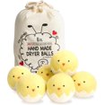 100% Organic Premium New Zealand Wool Dryer Balls Laundry Reusable ...