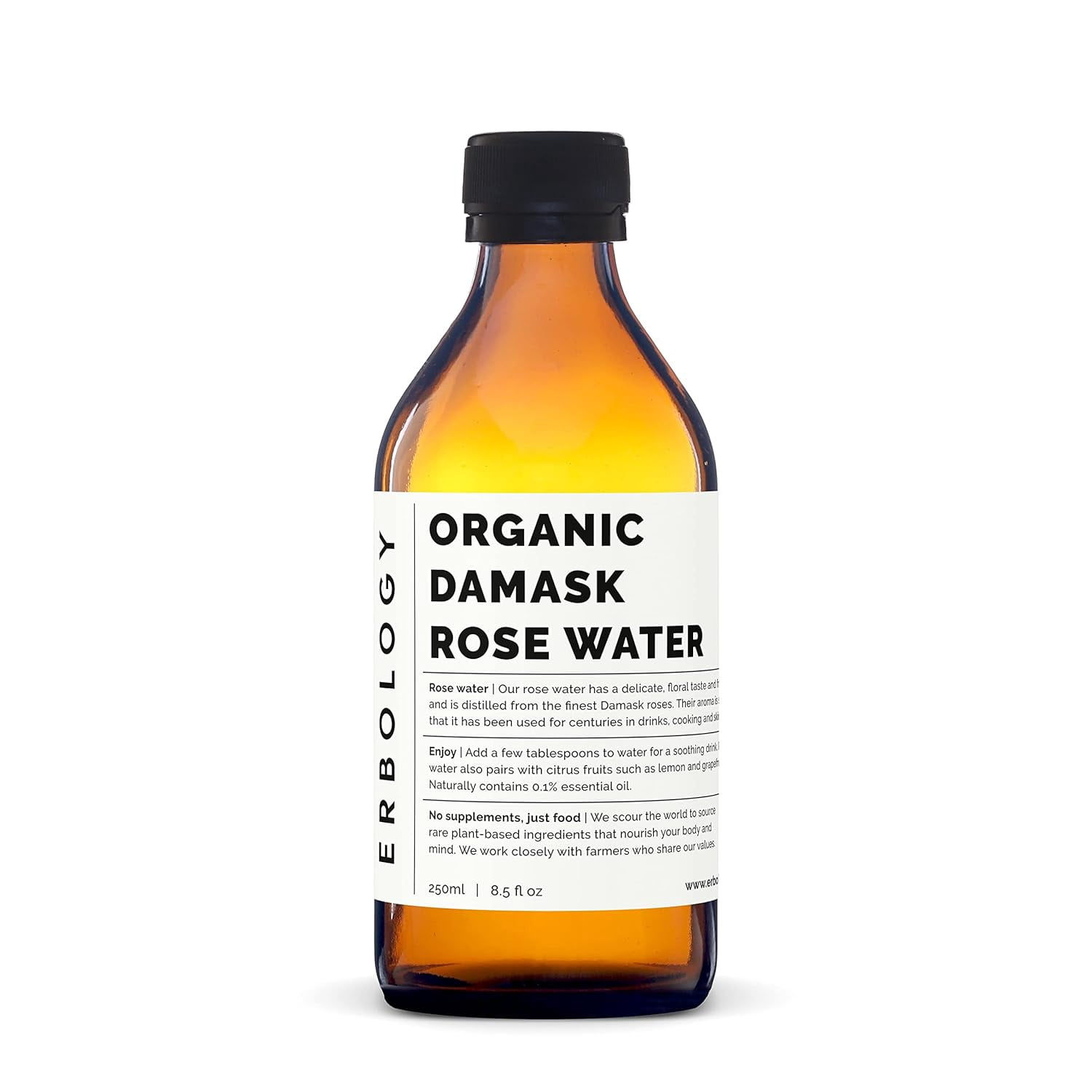 100% Organic Rose Water 8.5 fl oz - Distilled from Damask Rose ...