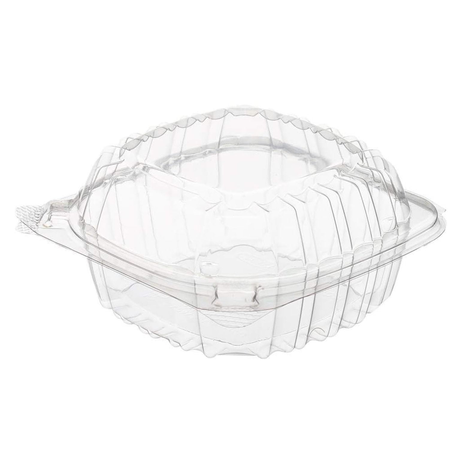(100 PACK-5X5X3) Clear Plastic Food Container with Hinged Lid Clamshell ...