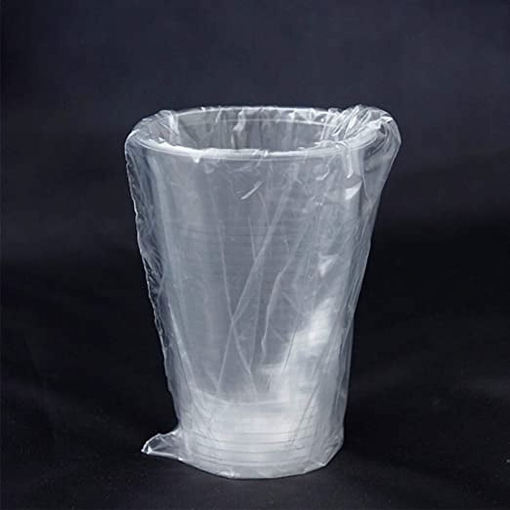100 PACK - 9 oz. Hotel Motel Room Plastic Translucent Individually ...
