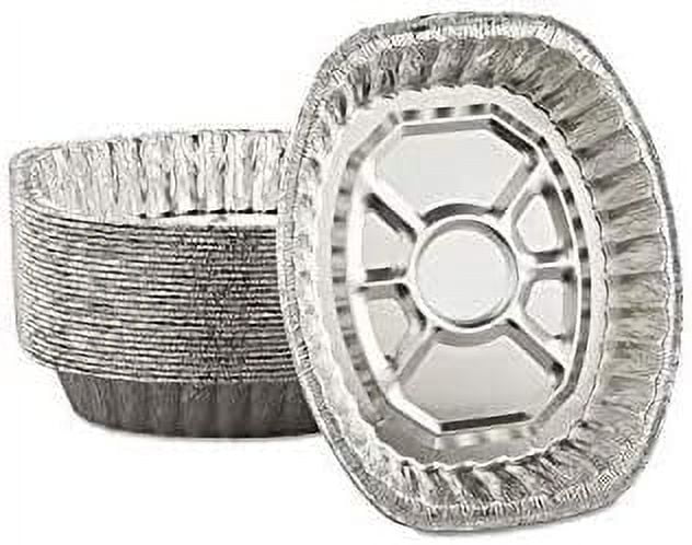 100 PACK - Disposable Durable Oval Roaster Pan - Turkey Roasting Pans ...