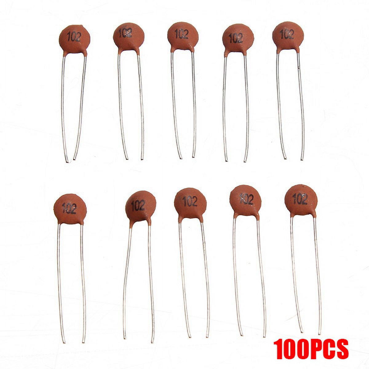 100 PCS 102pF DIP Disc Ceramic Capacitor Assortment Kit UK - Fast ...
