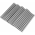 100 PCS 12"x12" Black and White Check Deli Paper Sheets - Grease ...