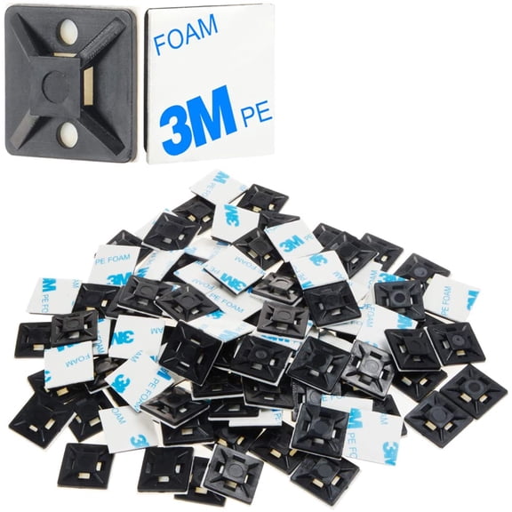 Adhesive Zip Tie Mounts in Zip Tie Mounts - Walmart.com