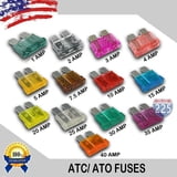 100 PCS 5 AMP ATC/ATO Standard Regular Fuse Blade 5A Car Truck Boat ...