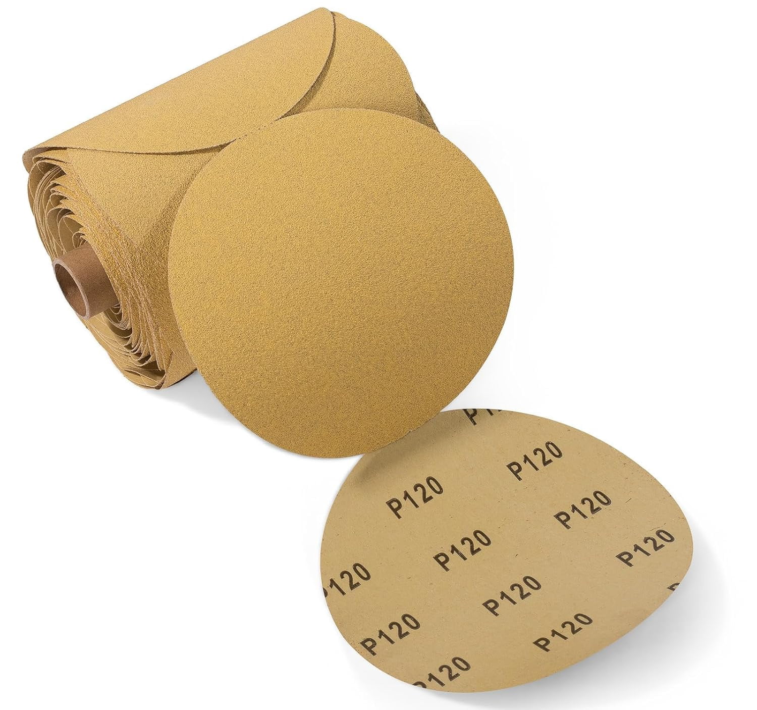 100 PCS 6 Inch PSA Sanding Discs 120 Grit Adhesive Backed Sandpaper ...