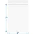 100 PCS 7" x 9" Thick Clear Zip Poly Lock Plastic Bags Seal Reclosable ...