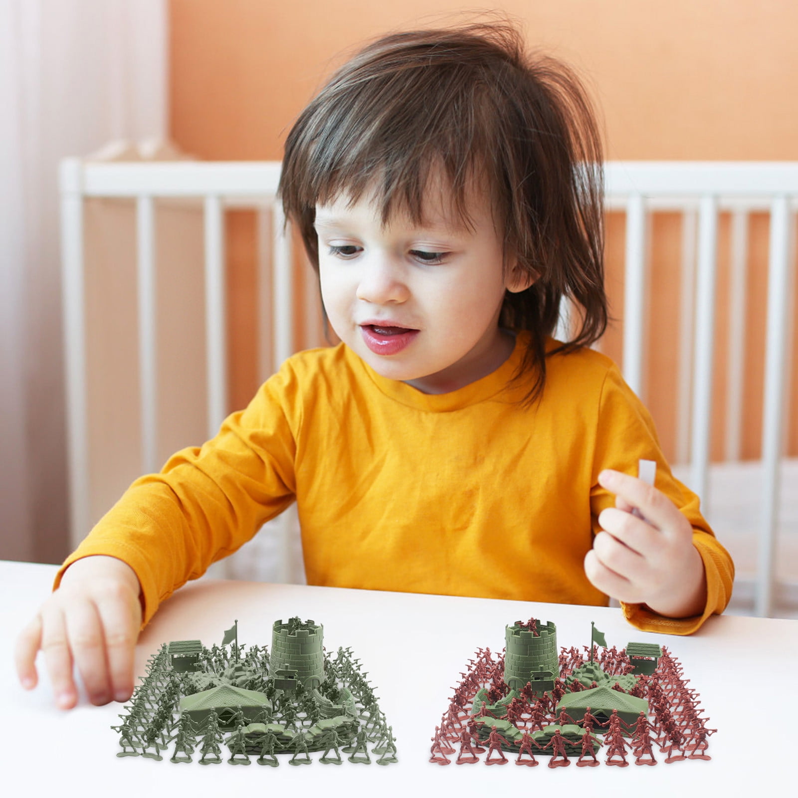 100 PCS Army Men, Army Toys, Toy Soldiers for Boys, Plastic Army Men ...