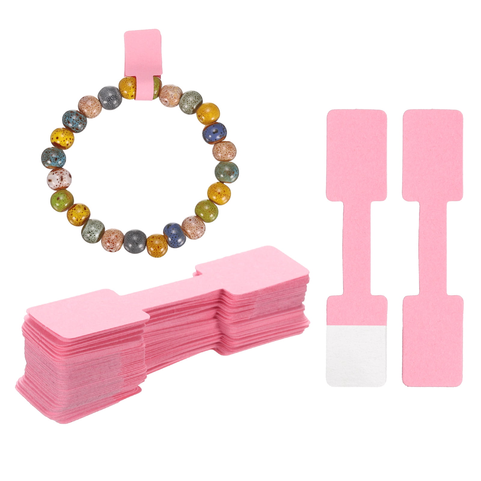 100 PCS Bracelet Display Cards, Jewelry Display Cards Self Adhesive ...